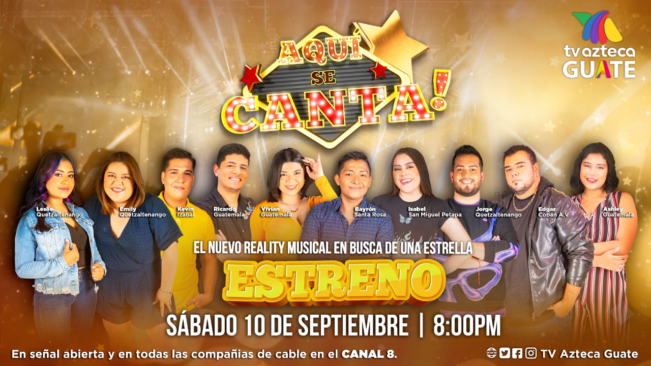 Aquí se Canta: Conoce a los participantes del nuevo reality de TV ...