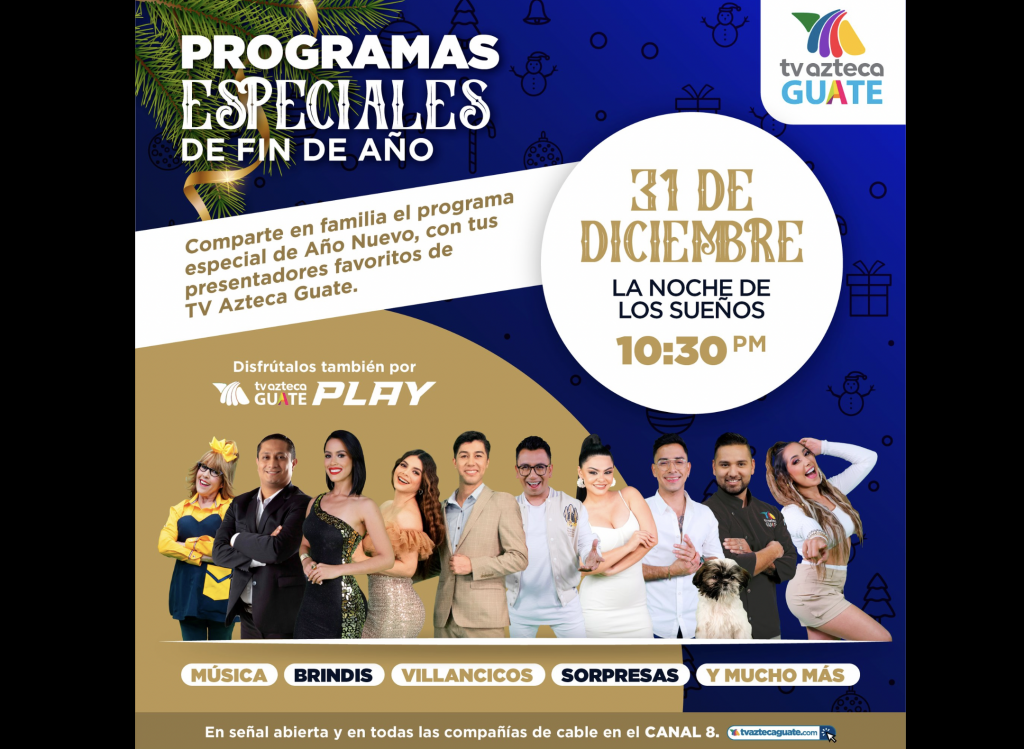 No te pierdas el programa especial de TV Azteca Guate